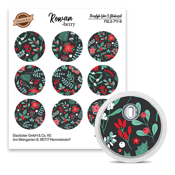 FreeStyle Libre 3 Sticker - 9er Set "Colorful Smoke" - Diasticker®